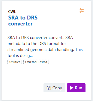 Accessing data housed in the Sequence Read Archive (SRA) on all the Seven Bridges Platforms is ...